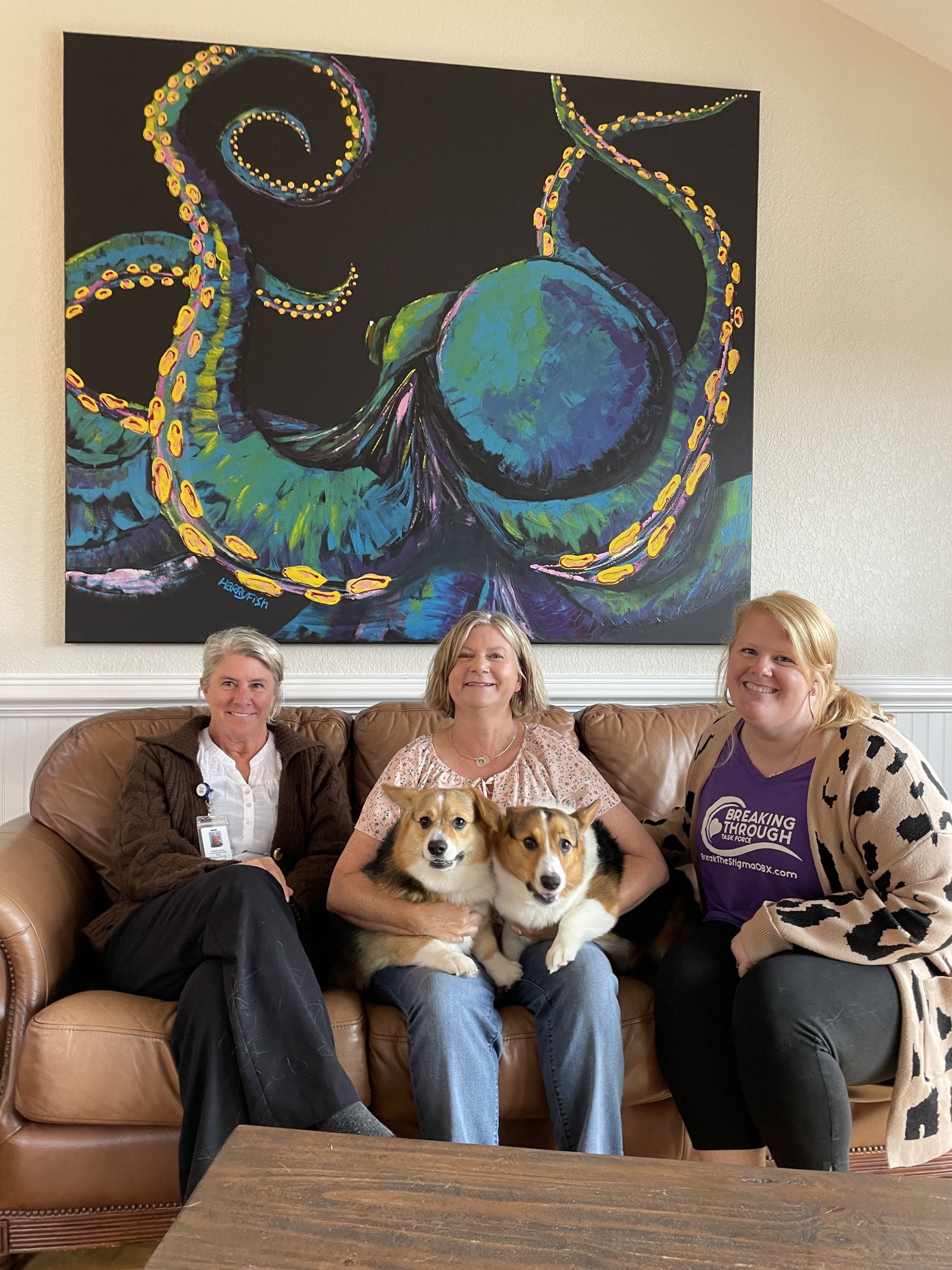 Pictured L-R- Michelle Wagner, Tracy Jones, Kelly Fleming, accompanied ...