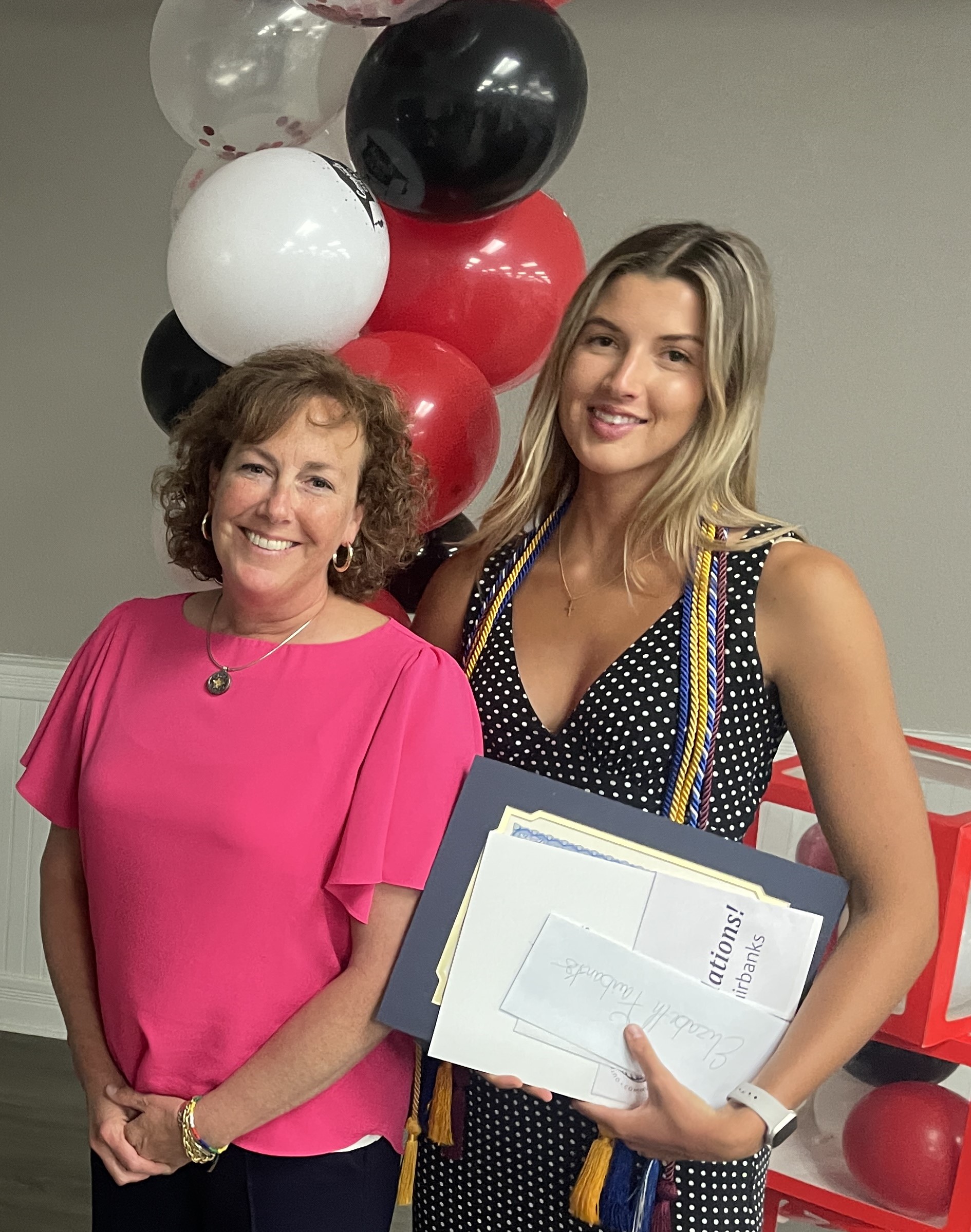 Elizabeth Fairbanks with Principal Beth Rooks - Outer Banks Community ...